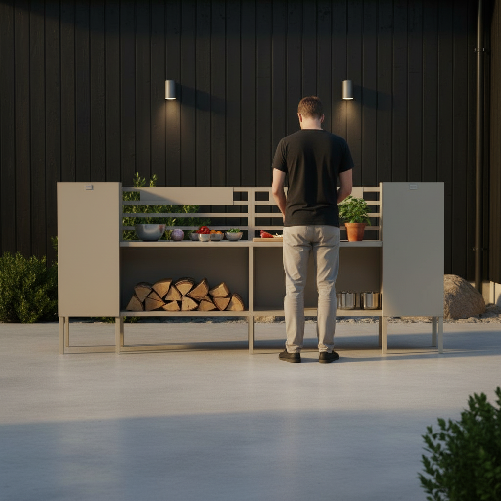 Kummin Utekök Duo – Paket, beige – dangarden